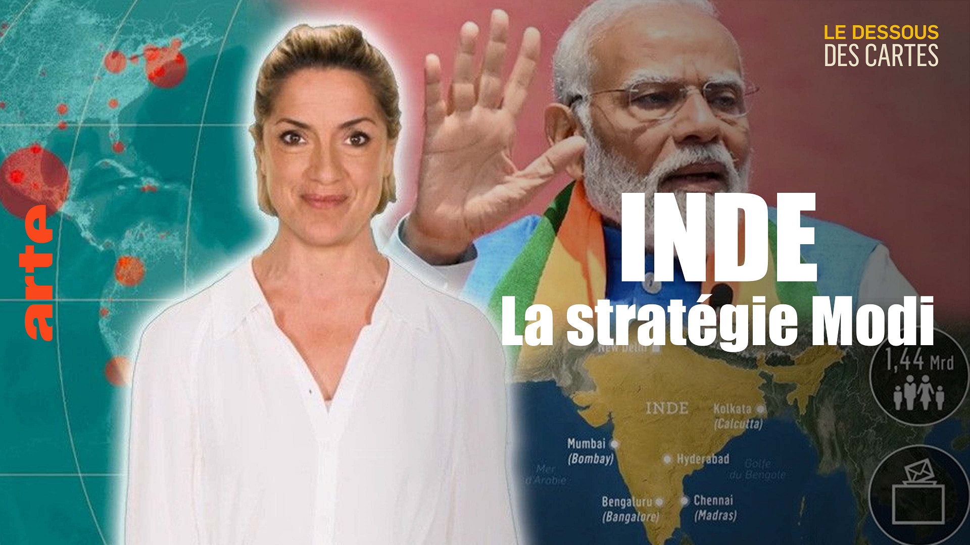 Le dessous des cartes - L'essentiel - Élections en Inde : la stratégie ...