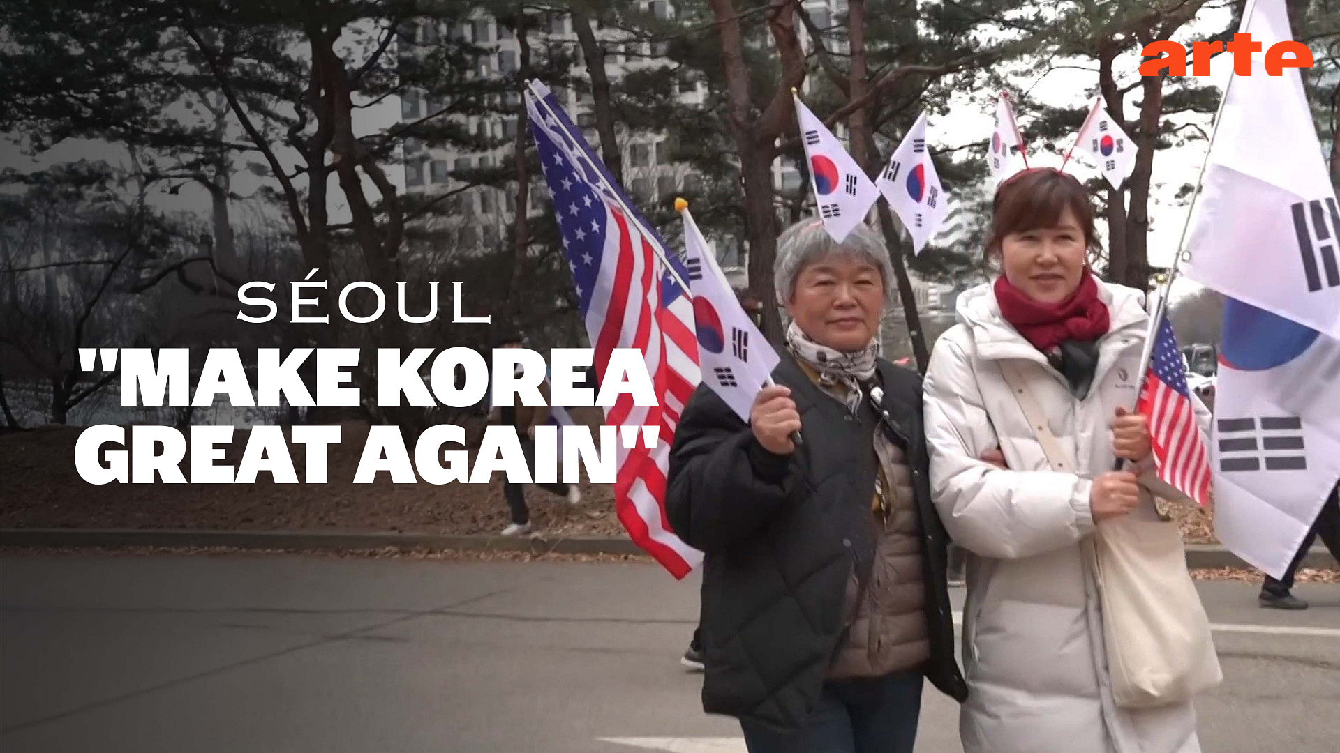 A Séoul, "Make Korea great again" - Regarder le documentaire complet | ARTE