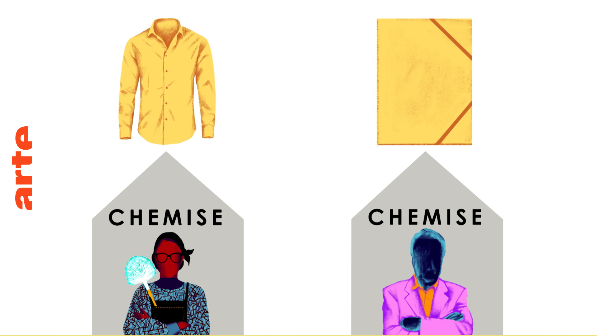 "chemise" - Karambolage - Komplette Sendung | ARTE